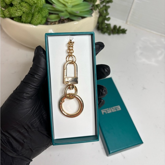 Effy | Accessories | Authentic Effy Jewelry Logo Keychain Gold Tone New ...